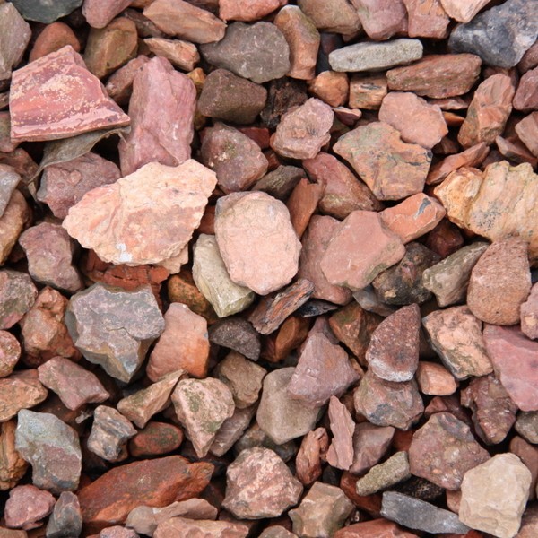 Schiste rouge 5/15 ou 6/20 en vrac, la tonne - mdmateriaux.com